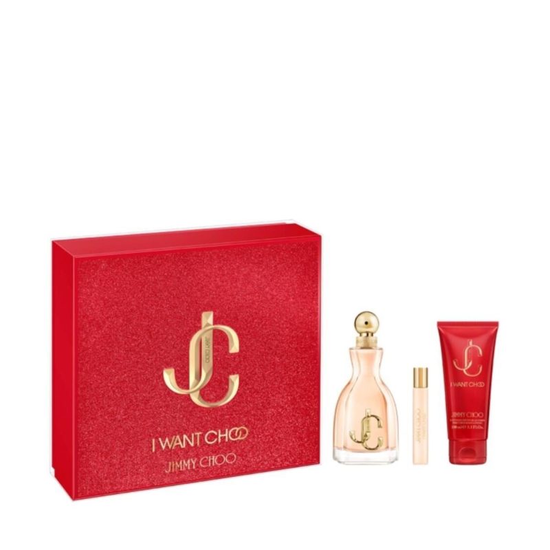 Jimmy Choo, I Want Choo (Edp 100Ml +Travel Spray 7.5Ml + Bl100Ml ) Set ...