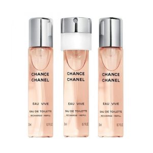 Chanel Chance Eau Vive Twist & Spray Eau De Toilette Refill 3x20ml For ...