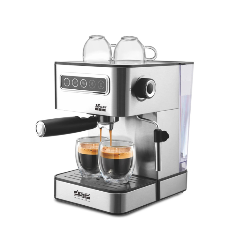 Dsp Ka3092 Espresso Coffee Maker, Silver